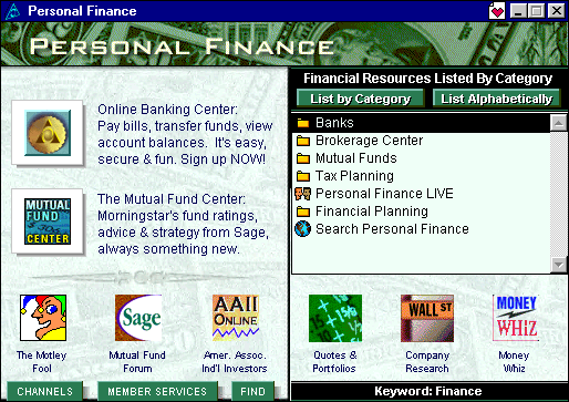 Old America Online (AOL) Pictures